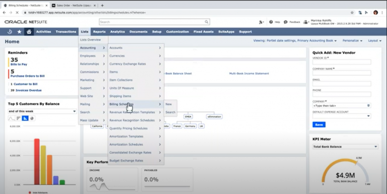 How to Create Billing Schedules in NetSuite