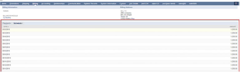 How to Create Billing Schedules in NetSuite