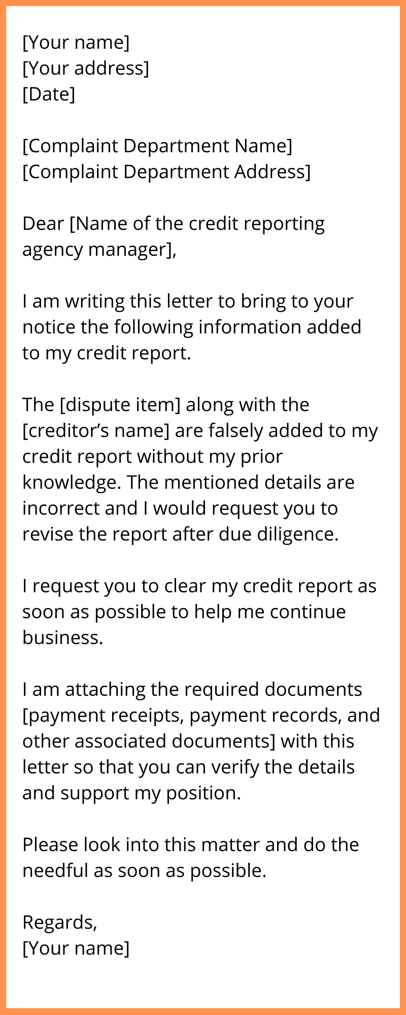 How To Write A Collection Dispute Letter With Template 