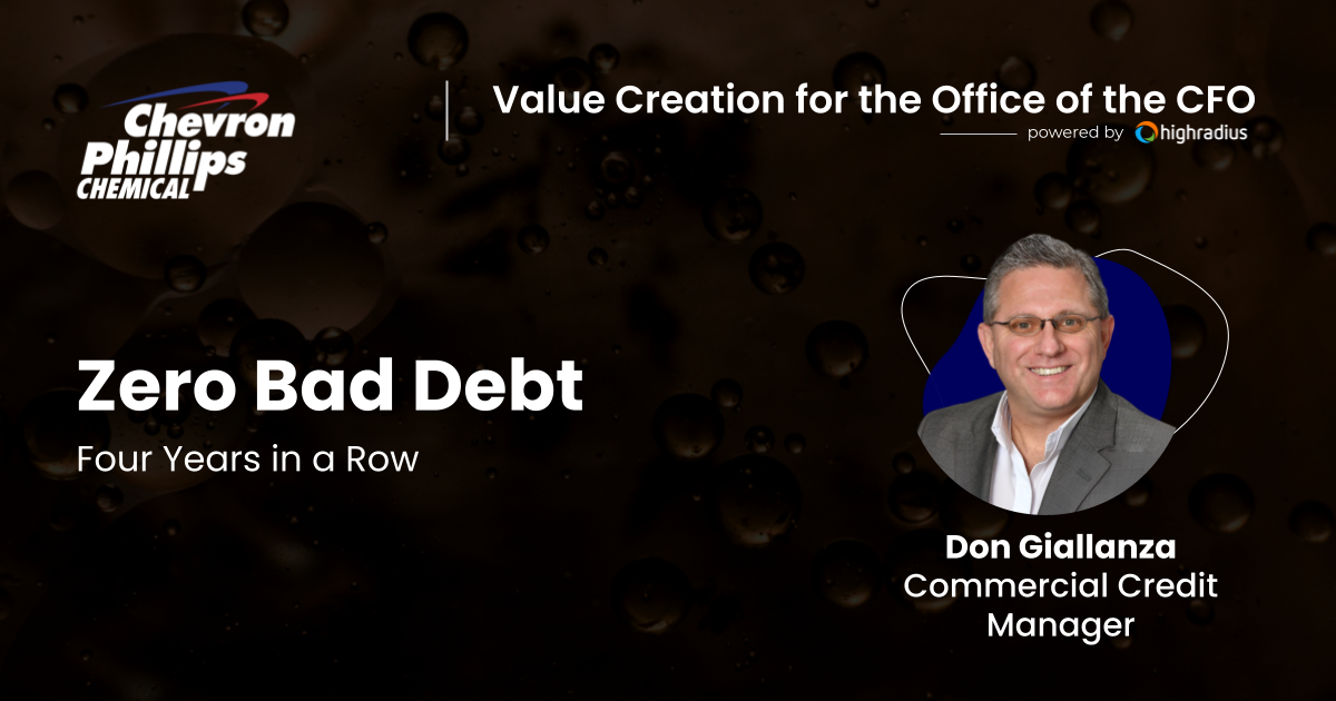 Chevron Phillips | Zero Bad Debt for 4 Years | HighRadius